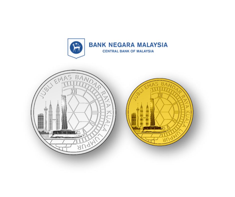 BNM Keluarkan Duit Syiling Edisi Khas, Sempena 50 Tahun Bandar Raya KL ...